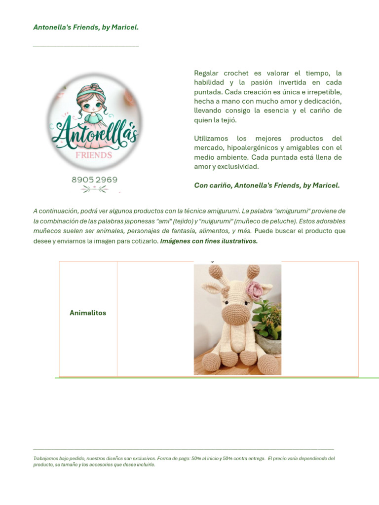 Catálogo de Productos 1 - 250411 - 163437 | PDF | Amigurumi