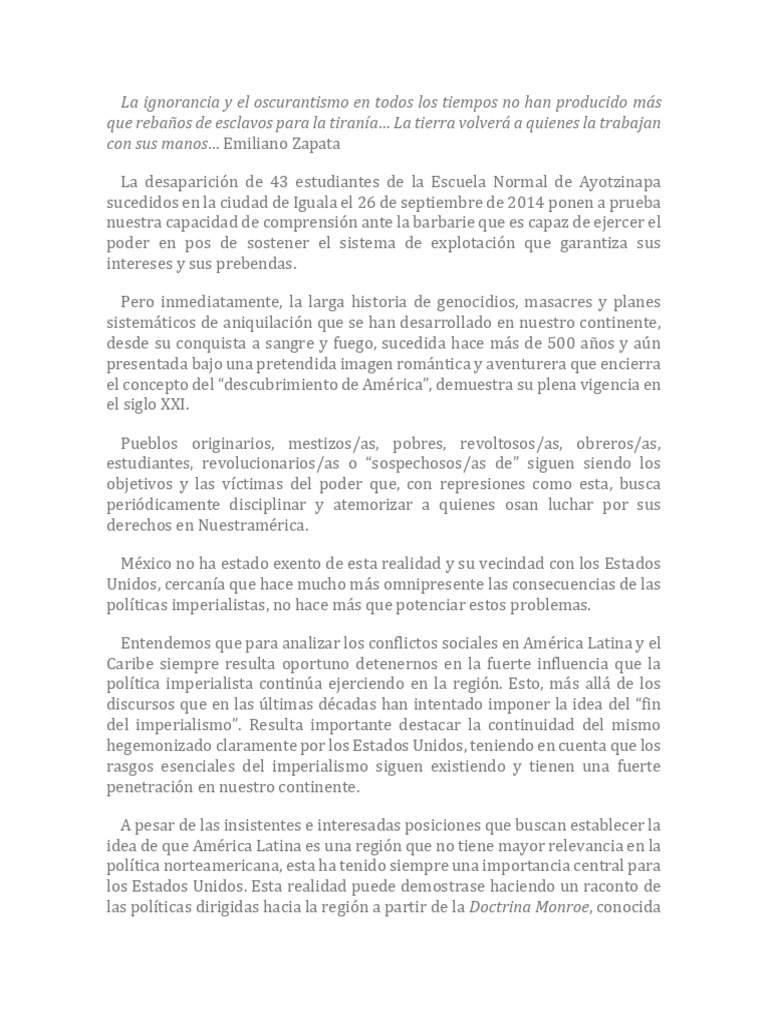 Articulo de Los 43 | PDF | México | Partido Revolucionario Institucional