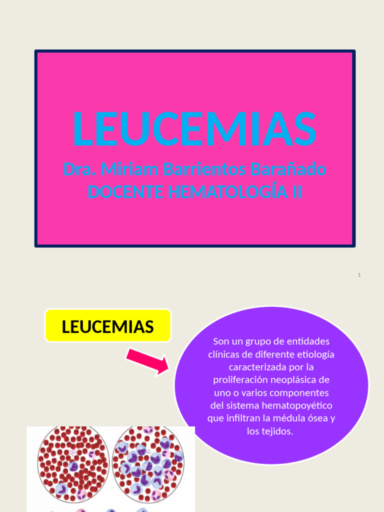 Leucemias | PDF | Leucemia | Especialidades Medicas