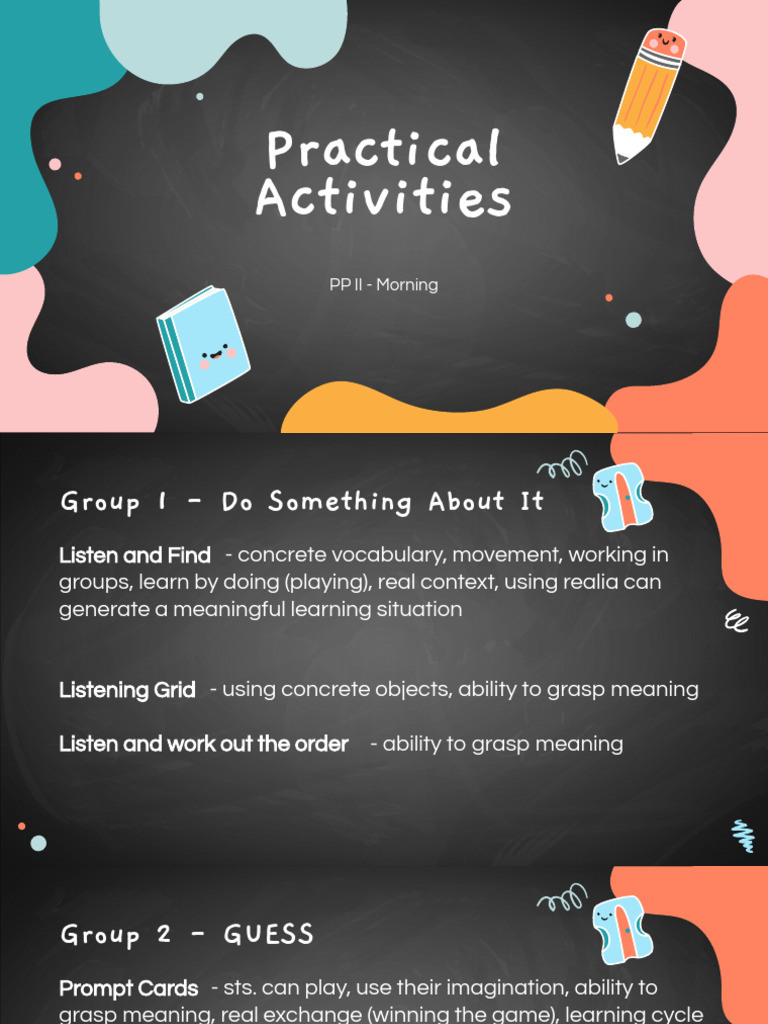 Practical Activities - 6 5 | PDF