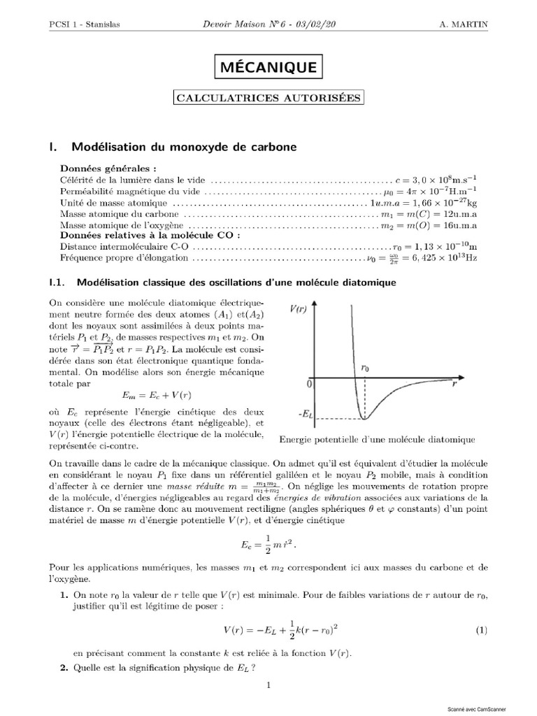 Force Centrale 2 Enonce | PDF