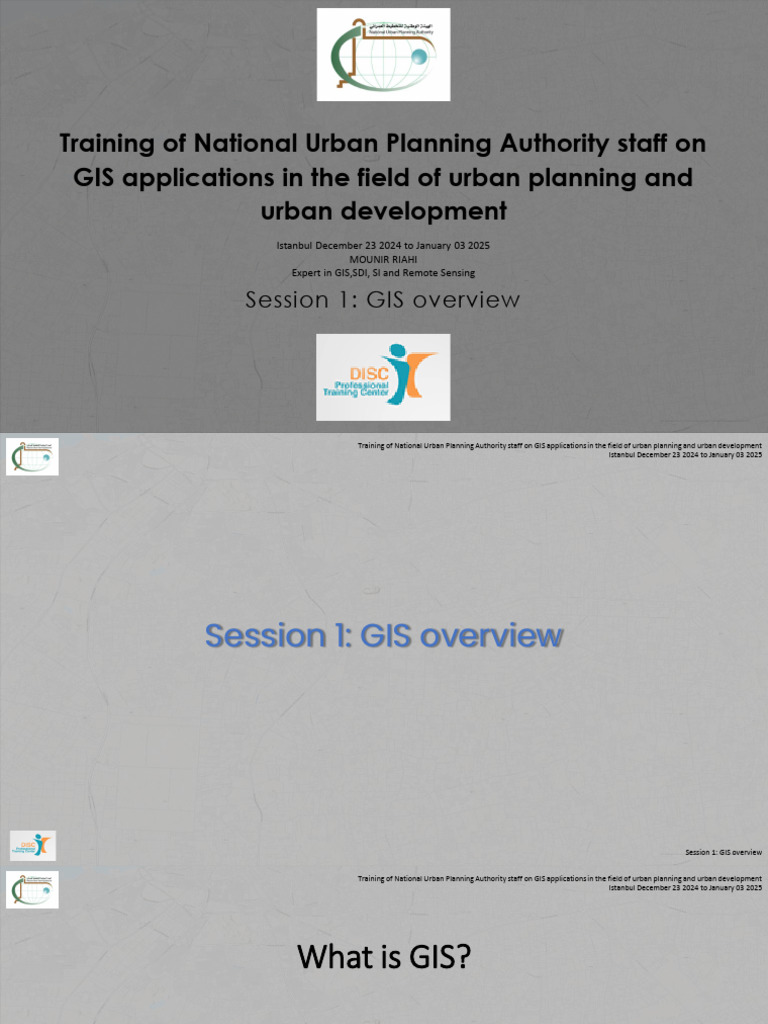 GIS Applications in Urban Planning Training | PDF | Geographic ...