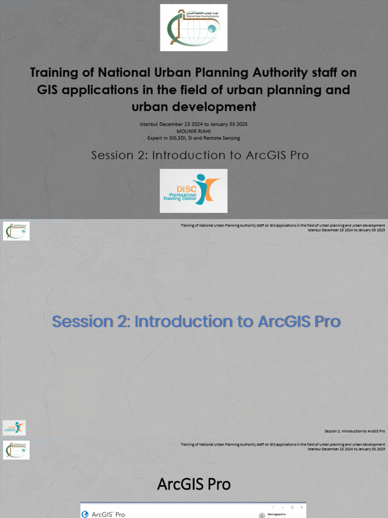 ArcGIS Pro Training for Urban Planning | PDF | Arc Gis | Geographic ...