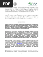 Funciones y Trámites del RAN en México | PDF | Reforma agraria | Regulación