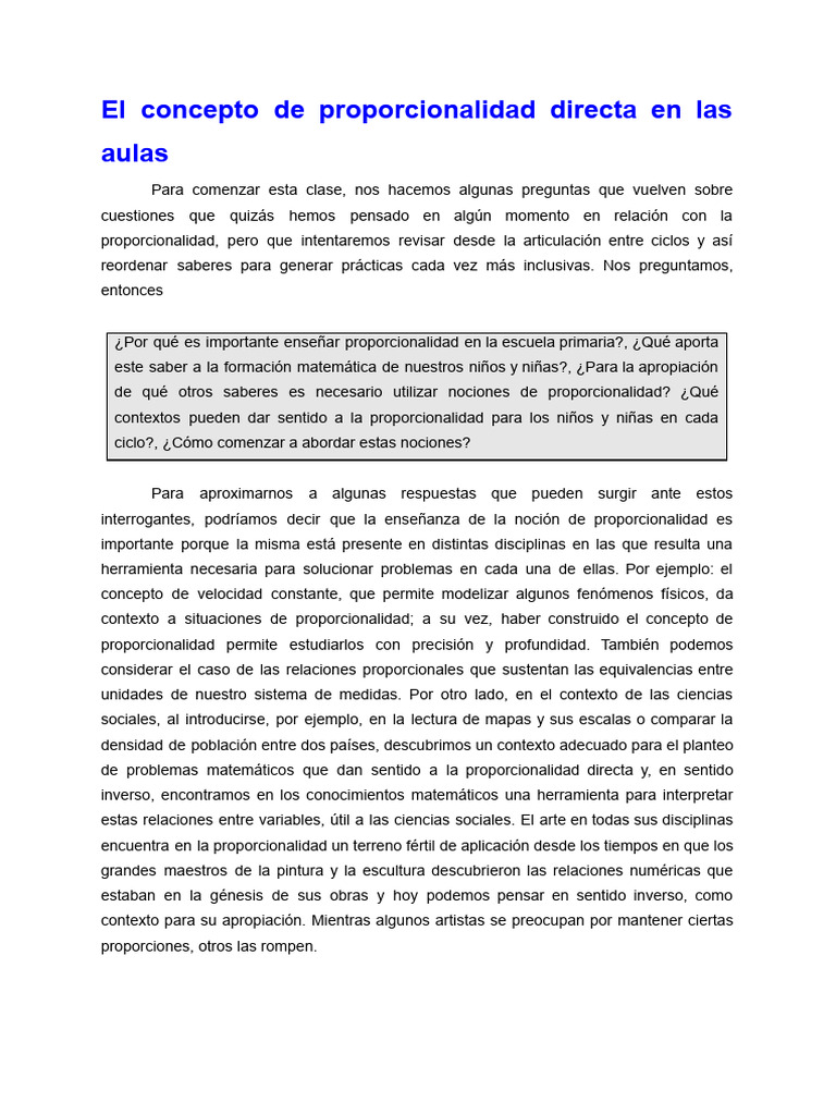 3_El_concepto_de_proporcionalidad_directa_en_el_aula | PDF | Educación ...