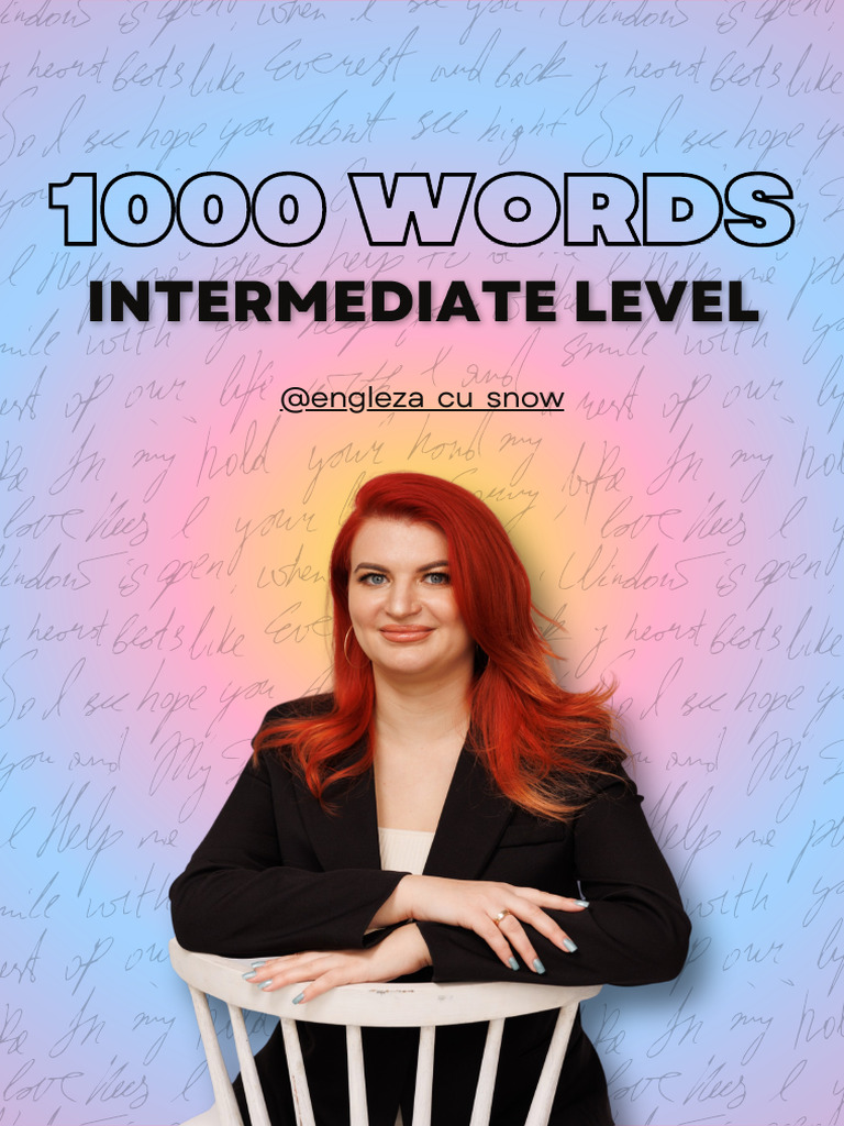 1000 Words - Intermediate Level | PDF