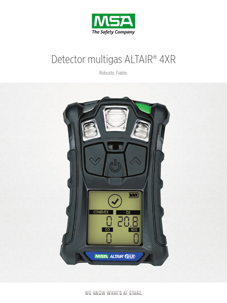 08 MSA ALTAIR-4XR Bulletin ES | PDF