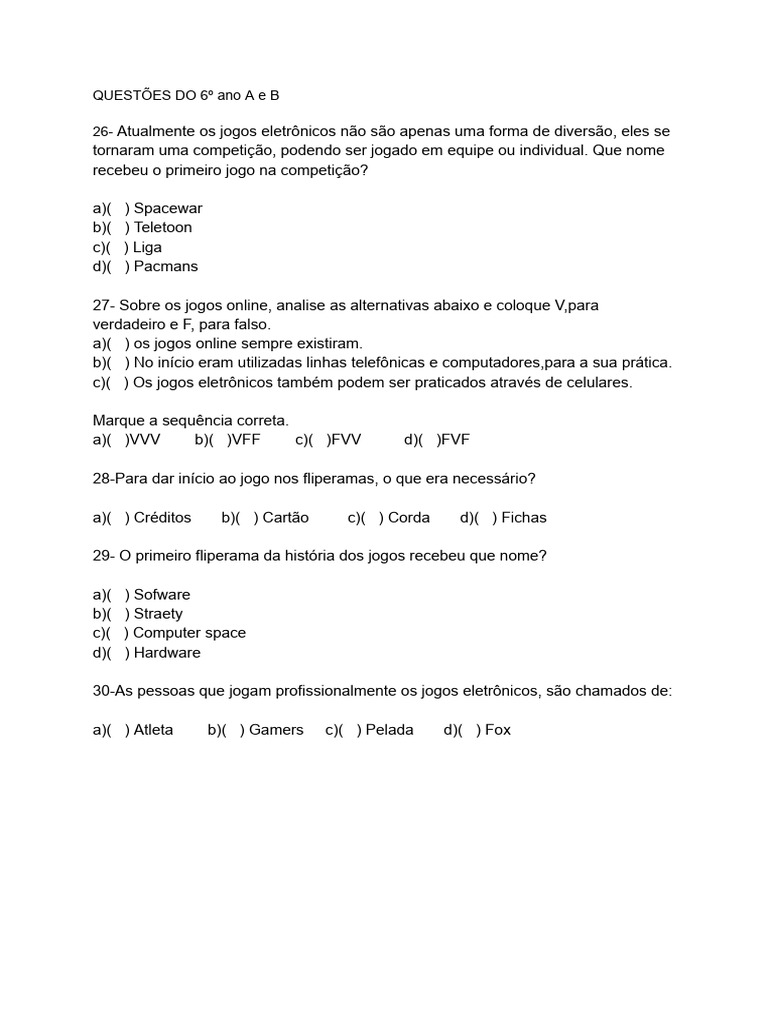 Prova Complexo Simulado | PDF | Karatê