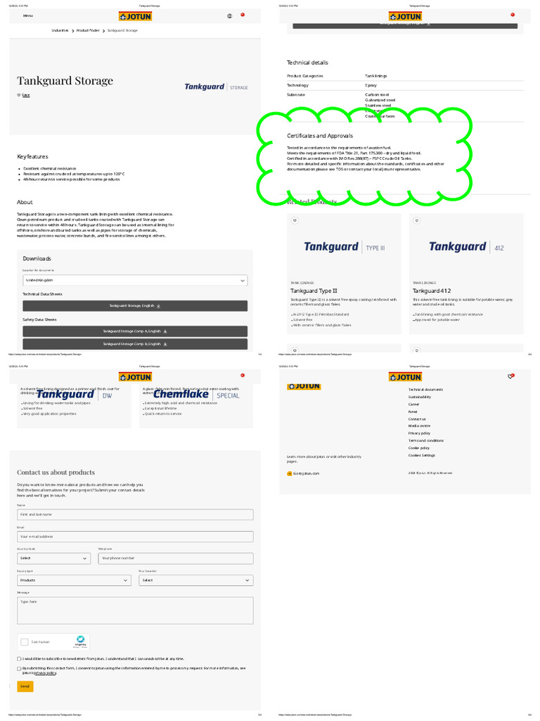 Tankguard Storage | PDF | Materials | Building Engineering