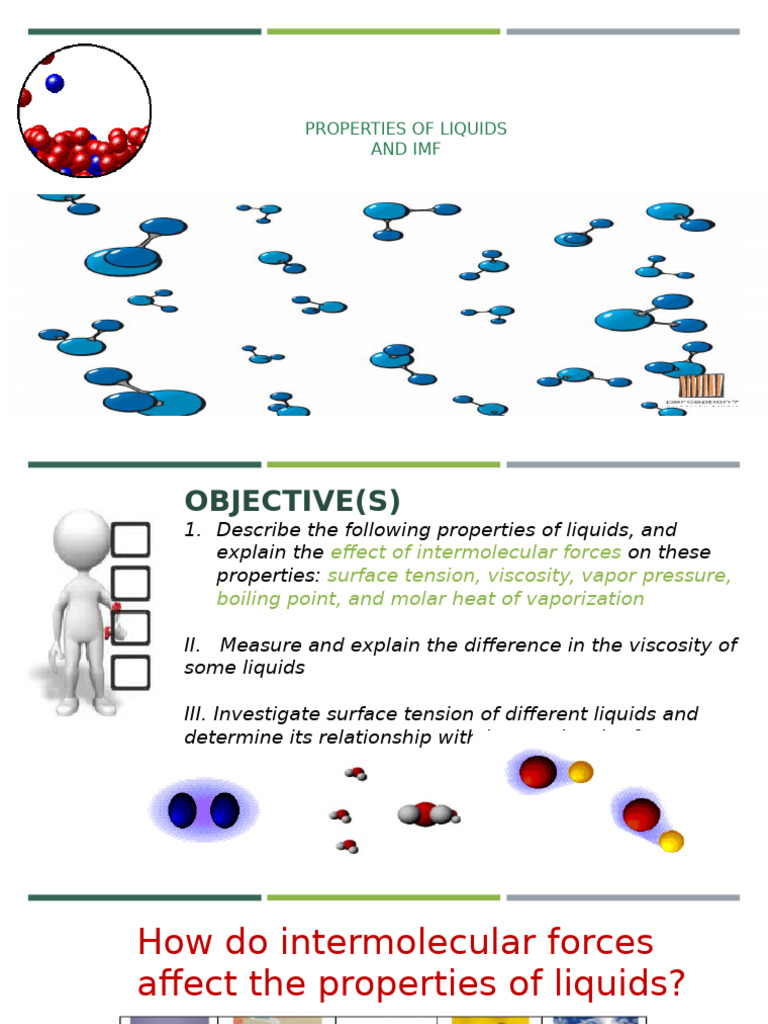Properties of Liquids and IMF | PDF | Liquids | Surface Tension