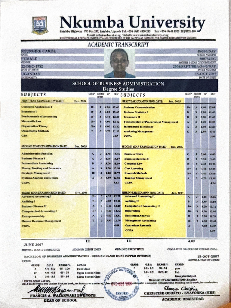 Nkumba Uni Trans | PDF