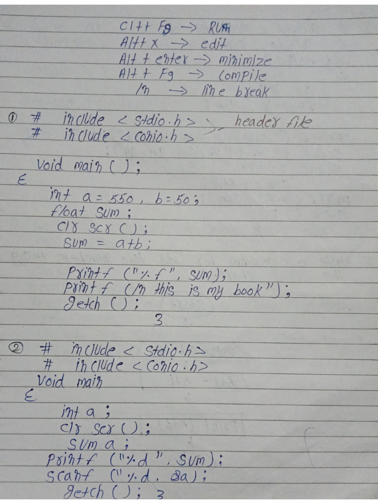 C Language Coding | PDF