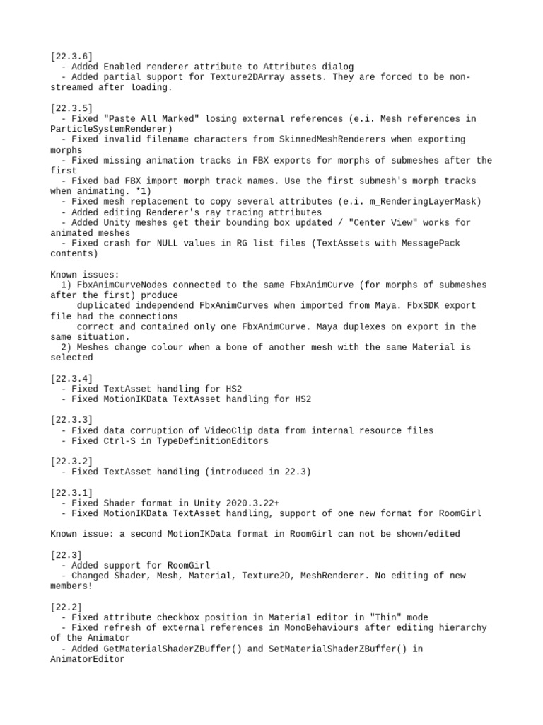 Change Log | PDF | Texture Mapping | Rendering (Computer Graphics)