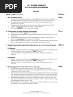 AP History LEQ Grading Rubric Guide | PDF | Argument | Logic