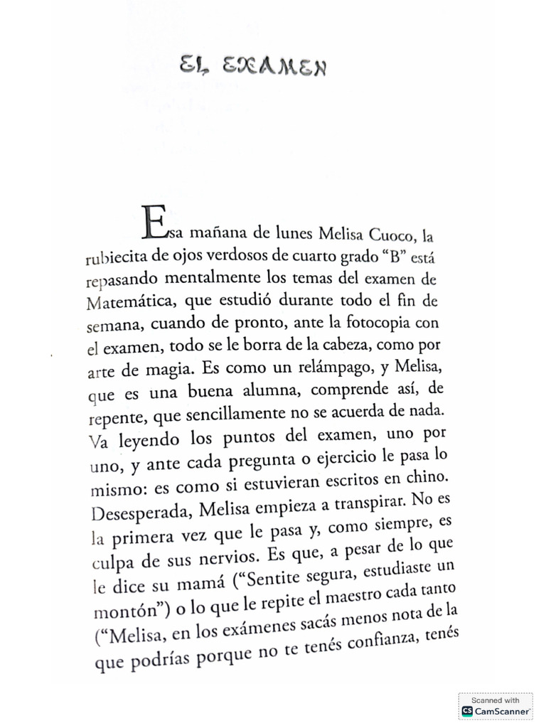 El Examen Mario Méndez | PDF