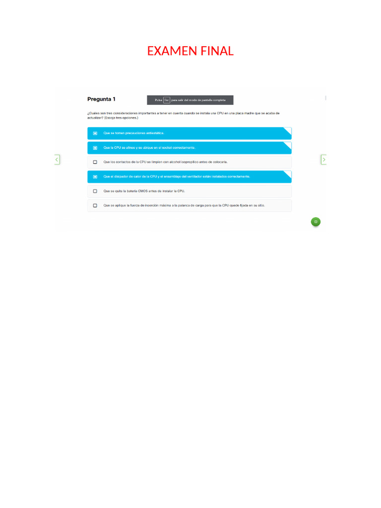 Examen Final | PDF