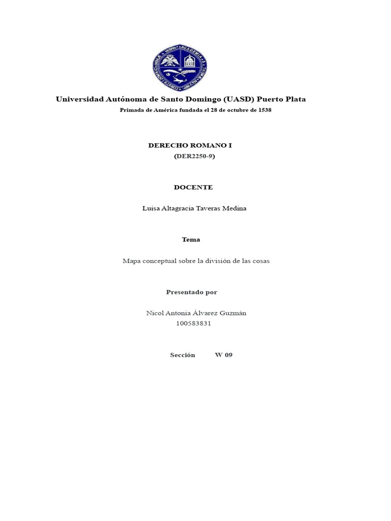 Mapa Conceptual de Romano I | PDF