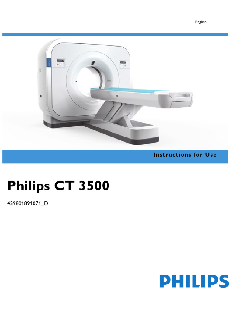 Philips CT 3500: Instructions For Use | PDF | Ct Scan | X Ray
