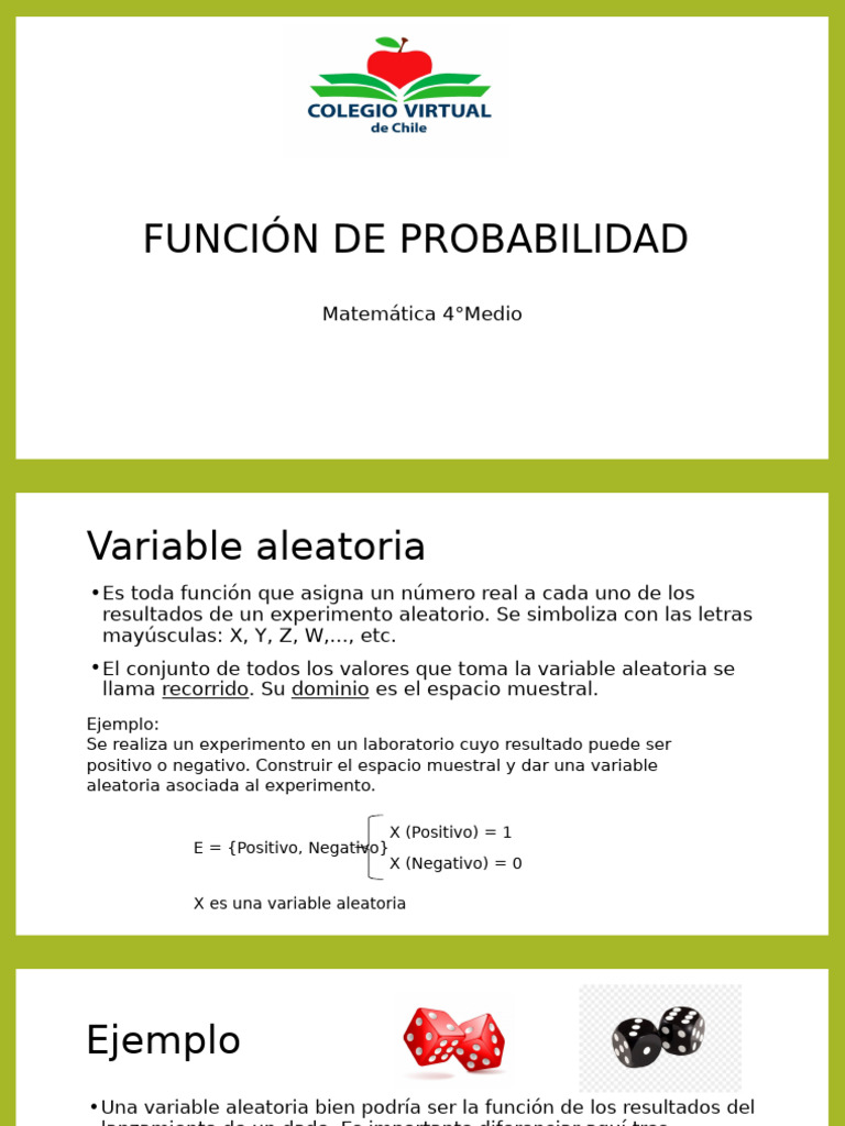 003-U2-4m-Matemática-Teórico-Práctico-Función de Probabilidad | PDF | Variable aleatoria ...