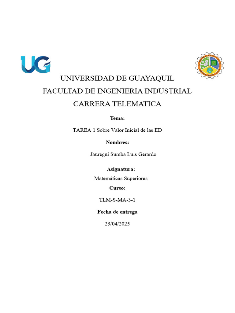 U1 S2 Tarea 1 | PDF