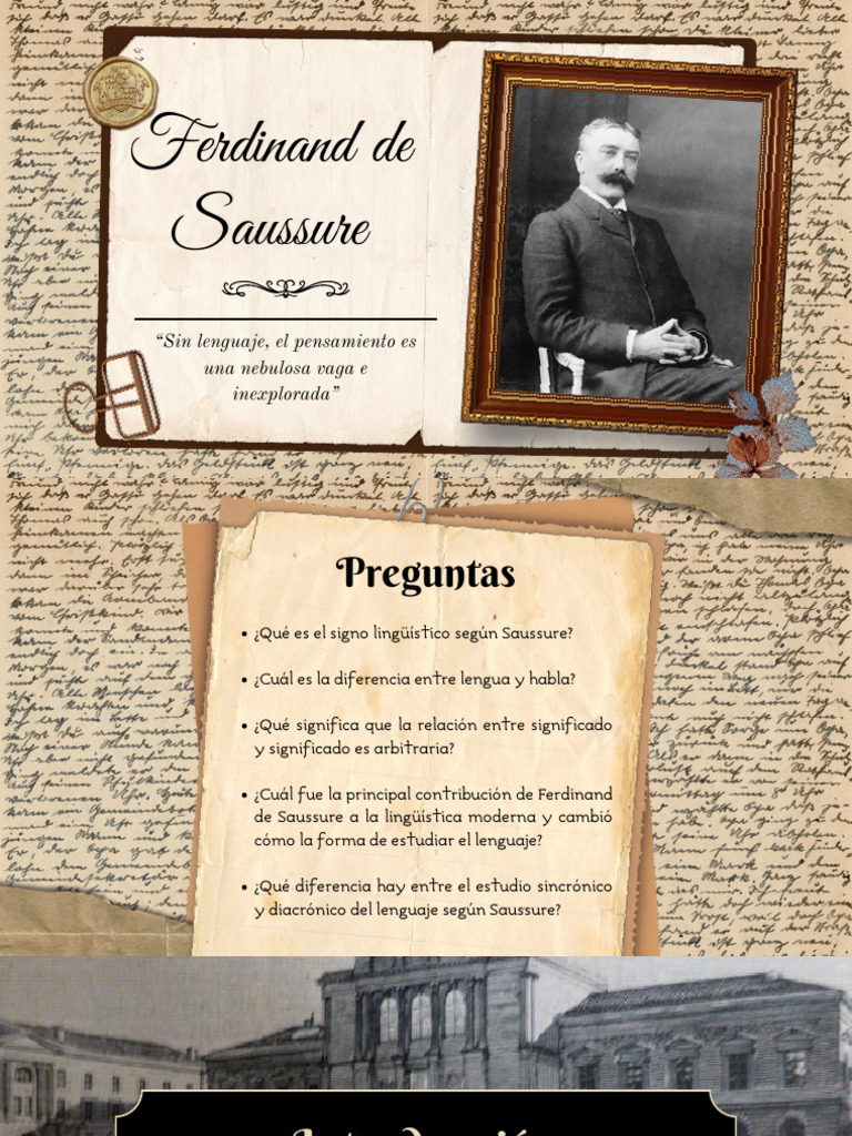 Eq04. Ferdinand de Saussure | PDF | Lingüística | Sicología