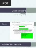 Cell Structure A Level Biology Notes | PDF | Wellness