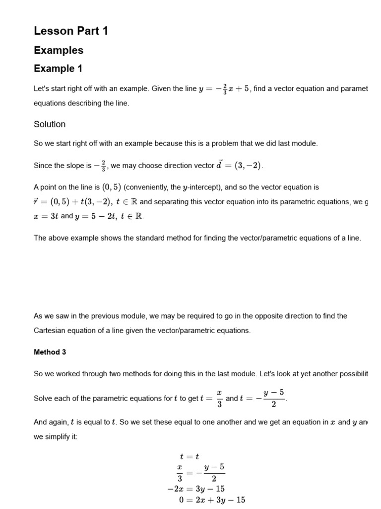 CEMC's Open Courseware - Scalar Equation of a Line in _(_mathbb{R}^2 ...