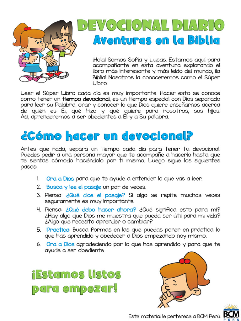 Devocional para Niños - Parte 9 | PDF | Jesús | Evangelio de Mateo