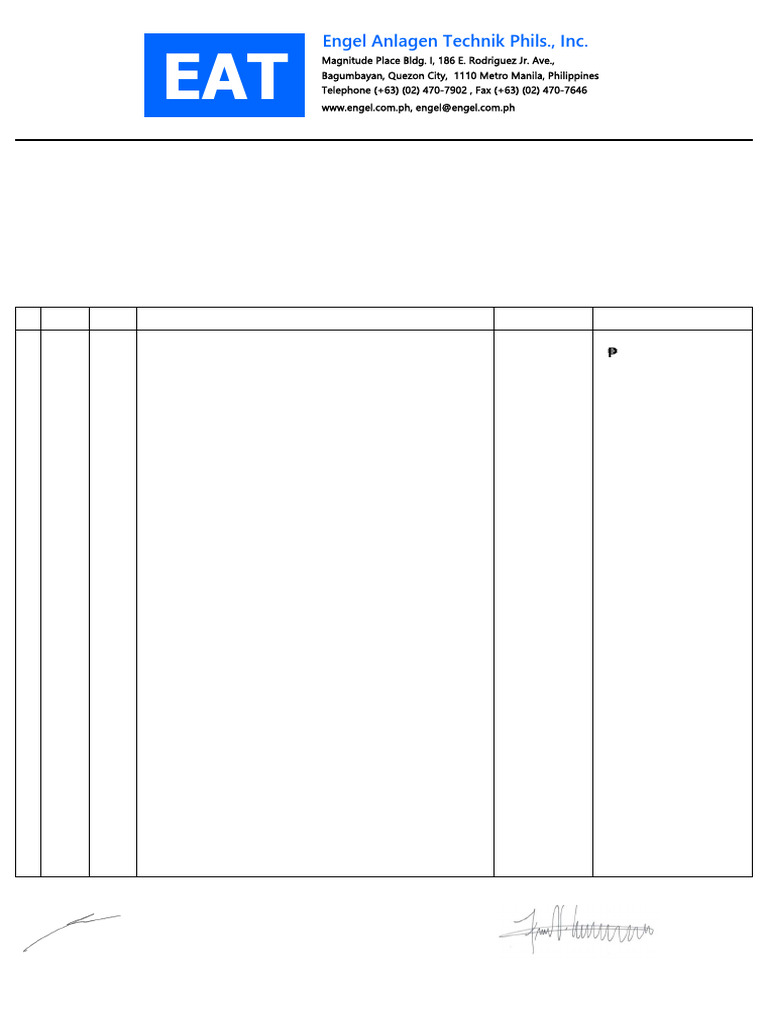 Quotation for Coal Silo Replacement | PDF