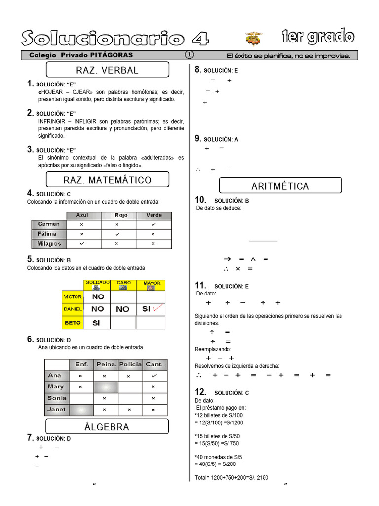 1ro Secundaria Solucionario | PDF | Condensación | Agua