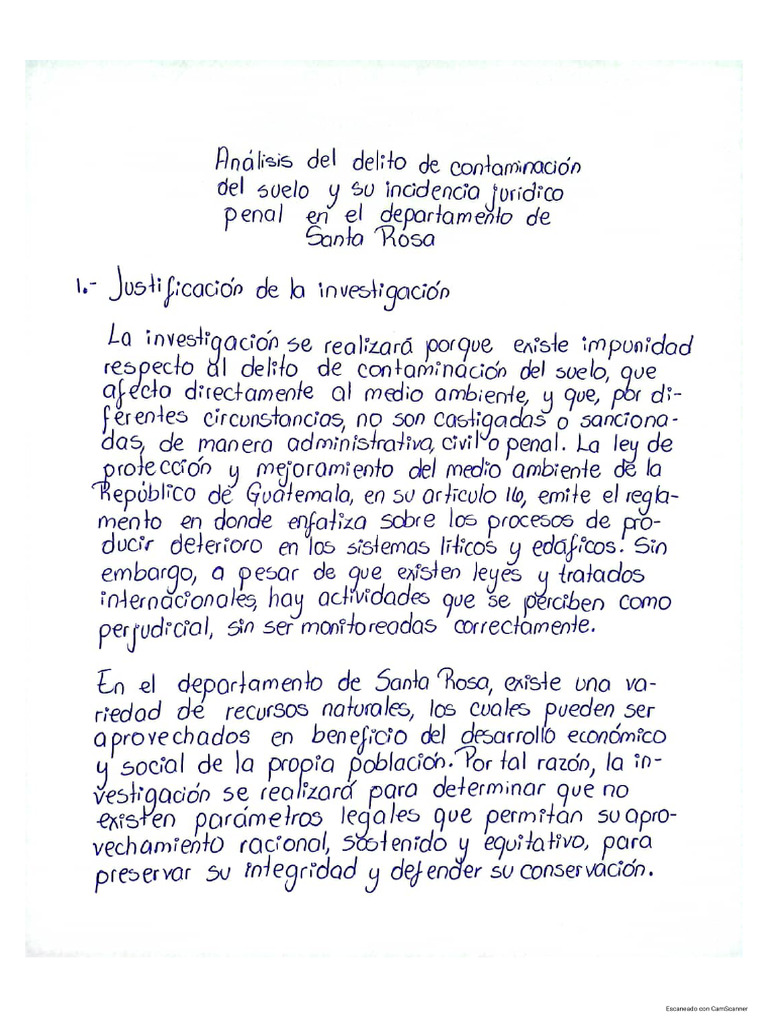 1 Justificación de La Investigación | PDF