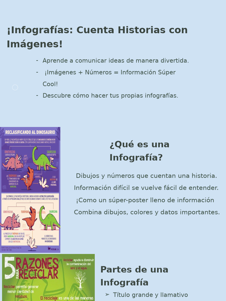 ¡Infografías - Cuenta Historias Con Imágenes! | PDF