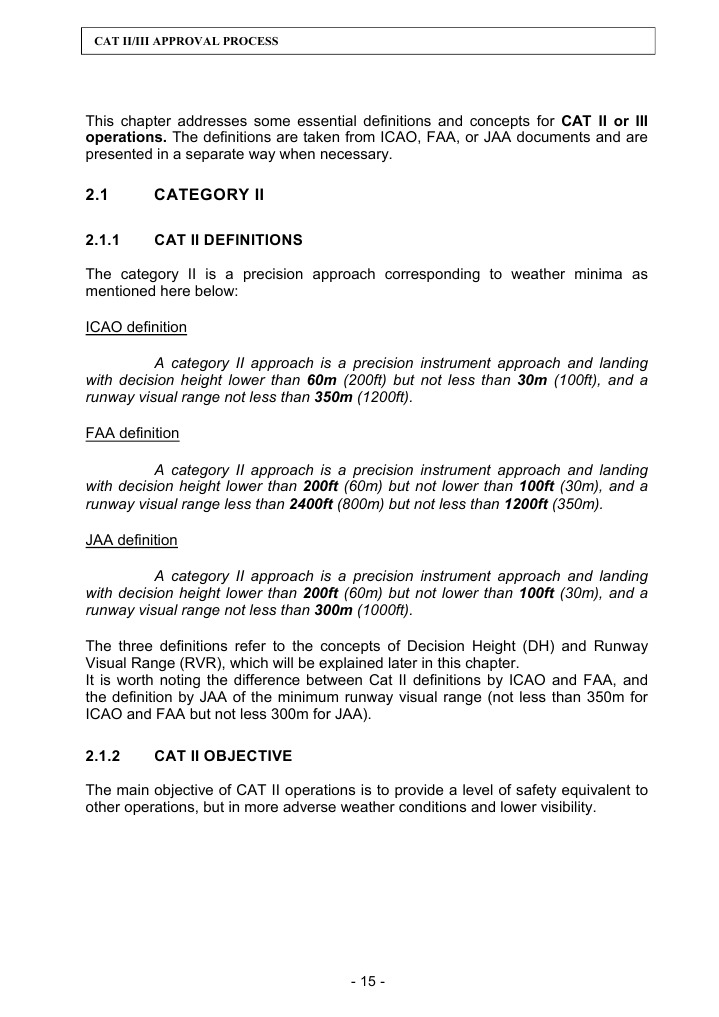 Catii &cat III | PDF | Aviation Safety | Transport