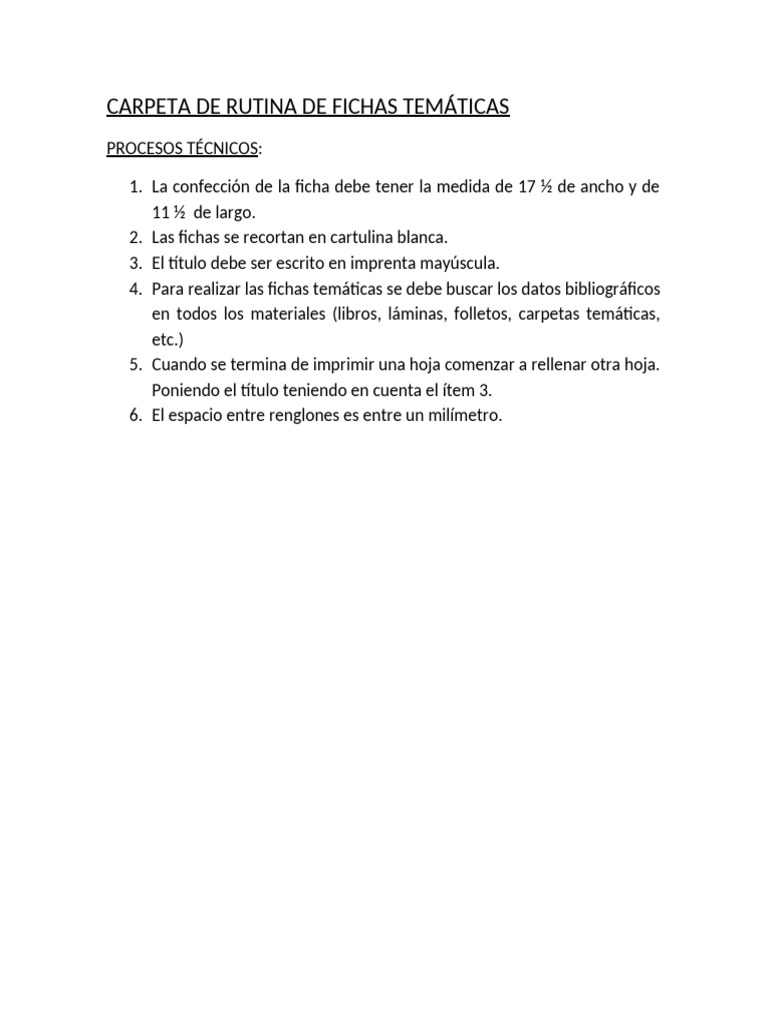 Carpeta de Rutina de Fichas Temáticas | PDF