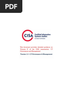 CISA 28th Manuel Review Content | PDF | Security | Computer Security