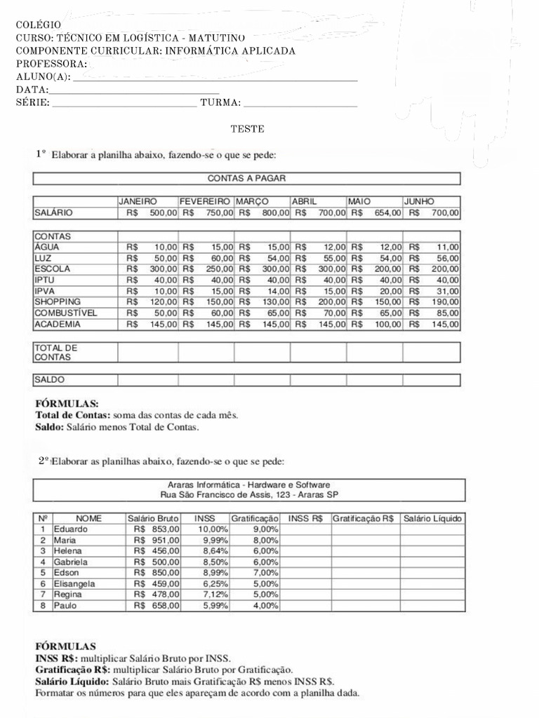 Teste Prático | PDF