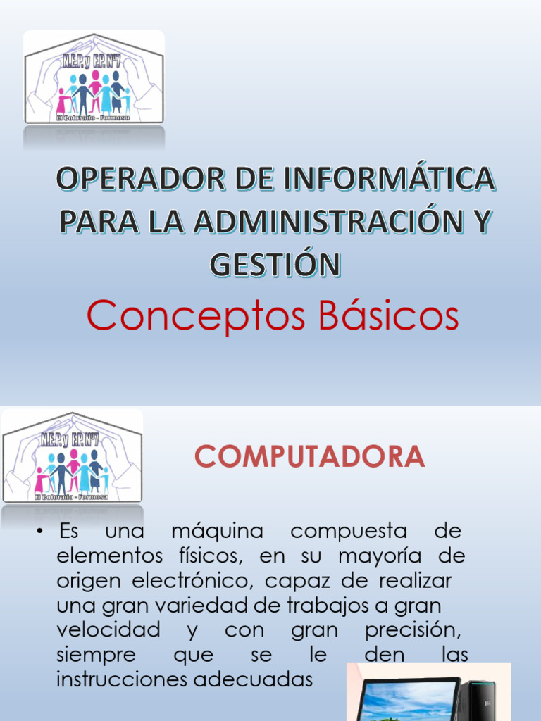 Introducc A La Informatica - Conc Basicos | PDF | Hardware de la ...
