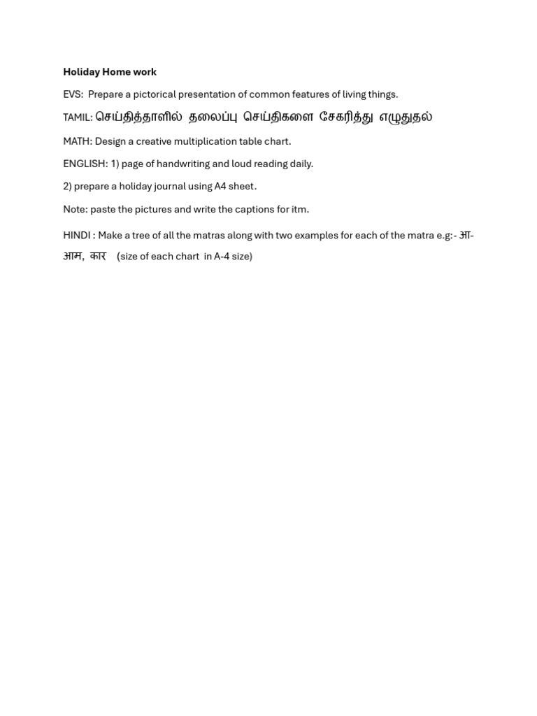 ASSIGNMENT Holidayhomework 20250417163618 | PDF