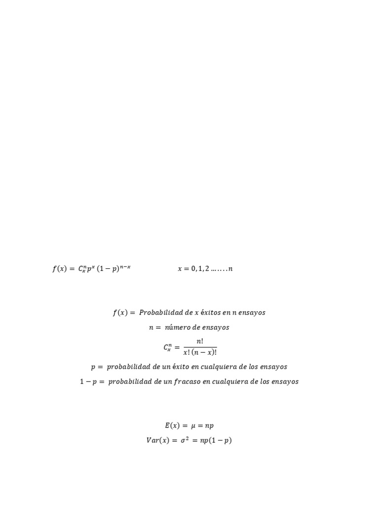 Propiedades de Distribución Binomial y Poisson | PDF