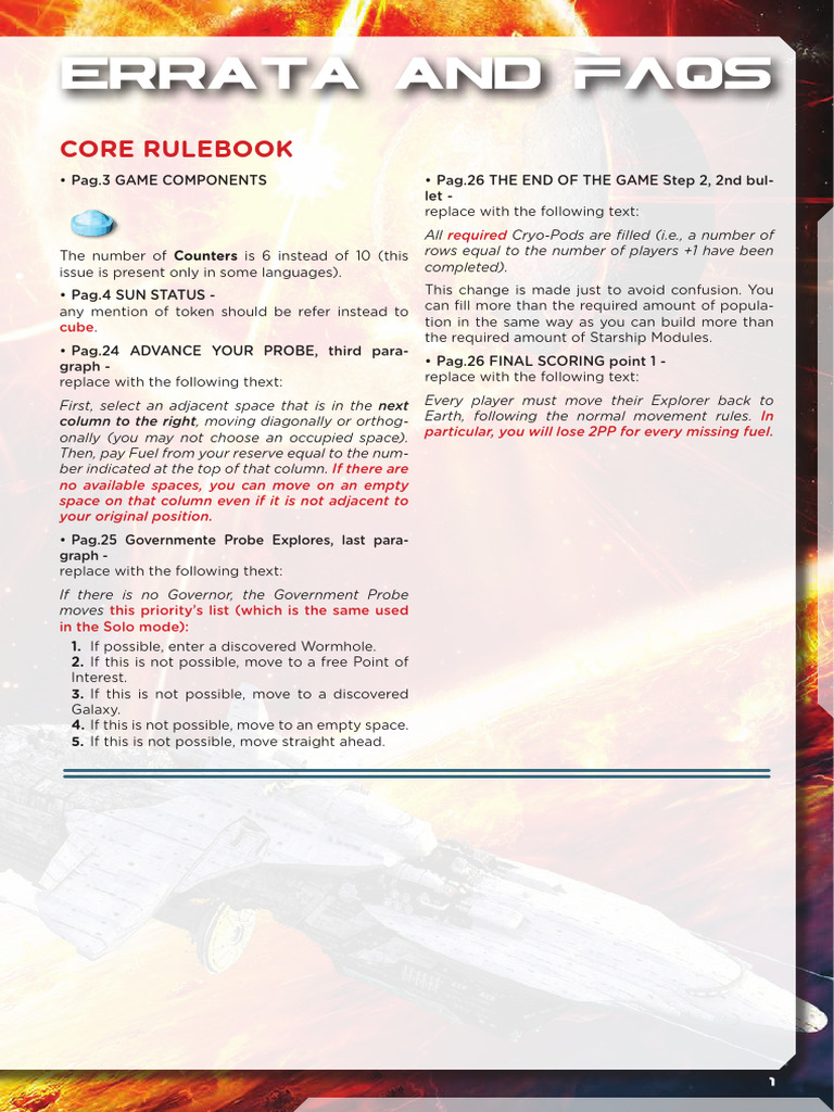 Interstellar Faqs Eng Core Gamev4 | PDF