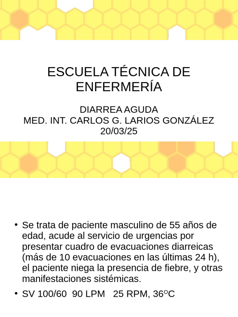 Diarrea Aguda: Causas y Tratamiento | PDF | Diarrea | Cólera