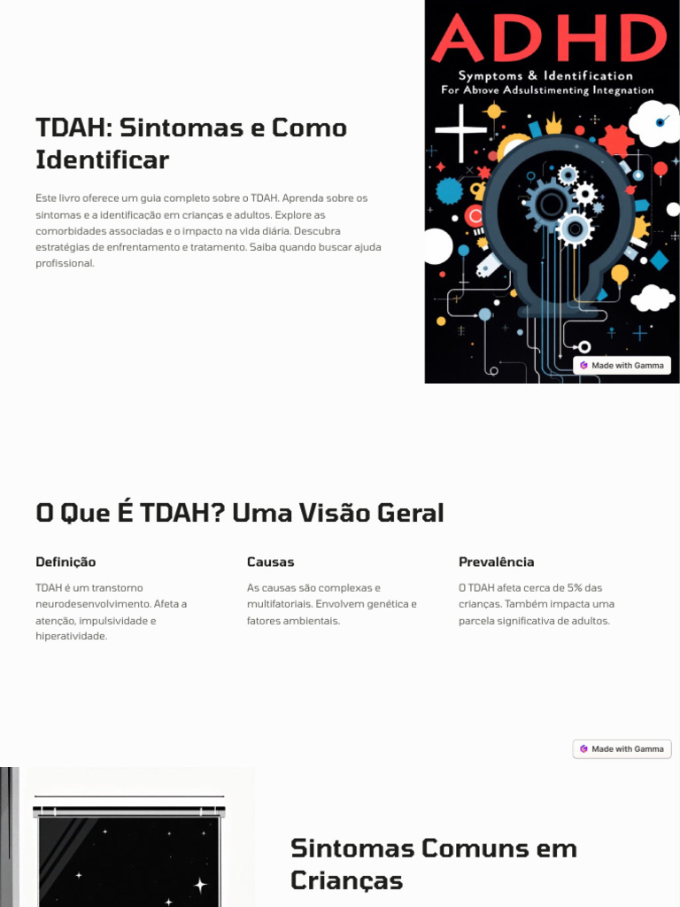 Guia Completo sobre TDAH: Sintomas e Tratamento | PDF | Transtorno de ...