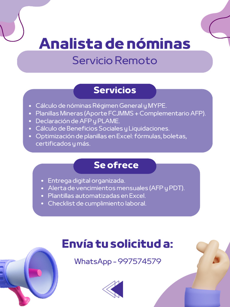 Servicio Remoto de Nóminas | PDF