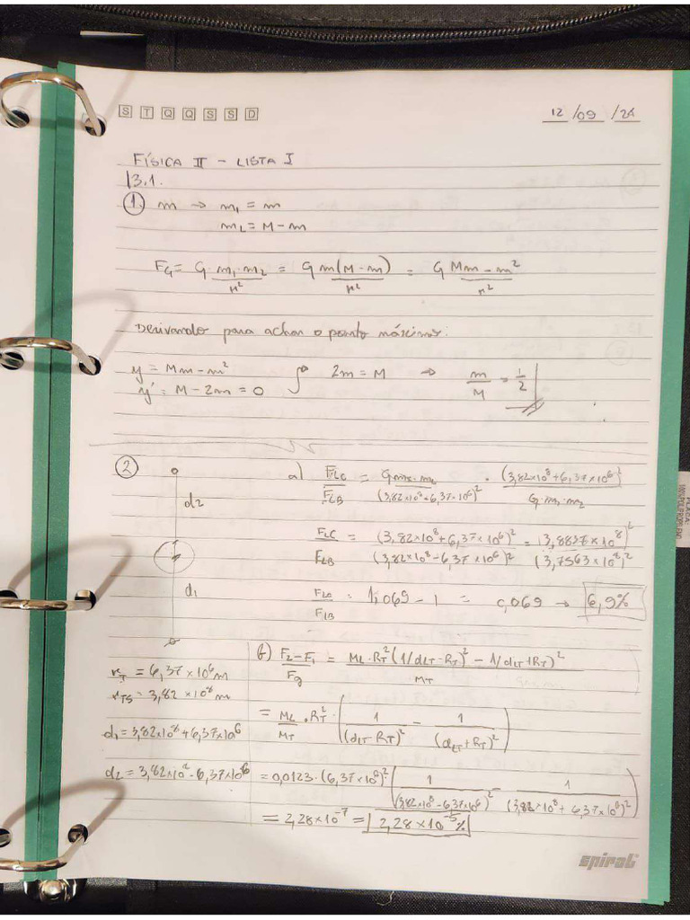 Física Ii - Lista Cap 13 | PDF