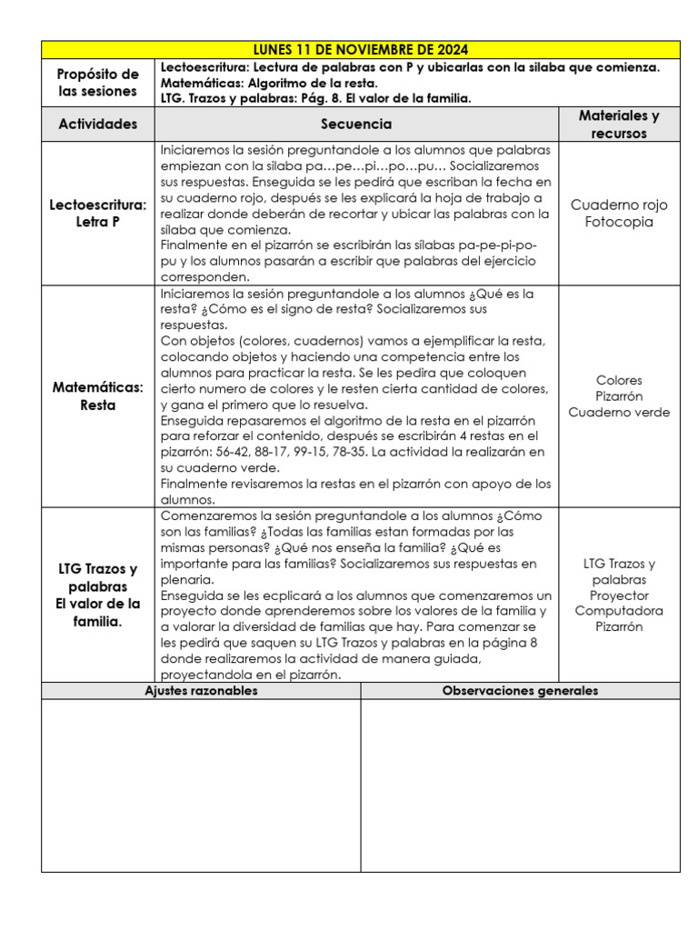 Actividades de Lectoescritura y Matemáticas | PDF