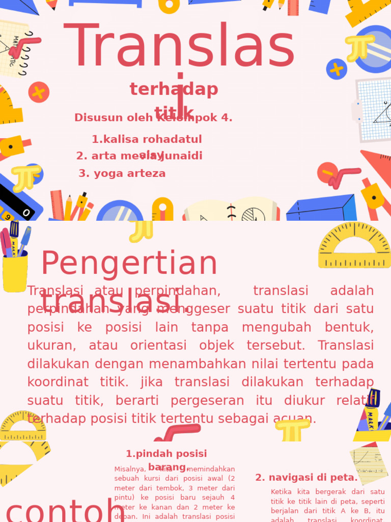 Pengertian dan Contoh Translasi | PDF