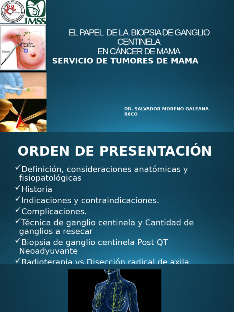 El Papel de La Biopsia de Ganglio Centinela Beta 1 | PDF | Cáncer ...