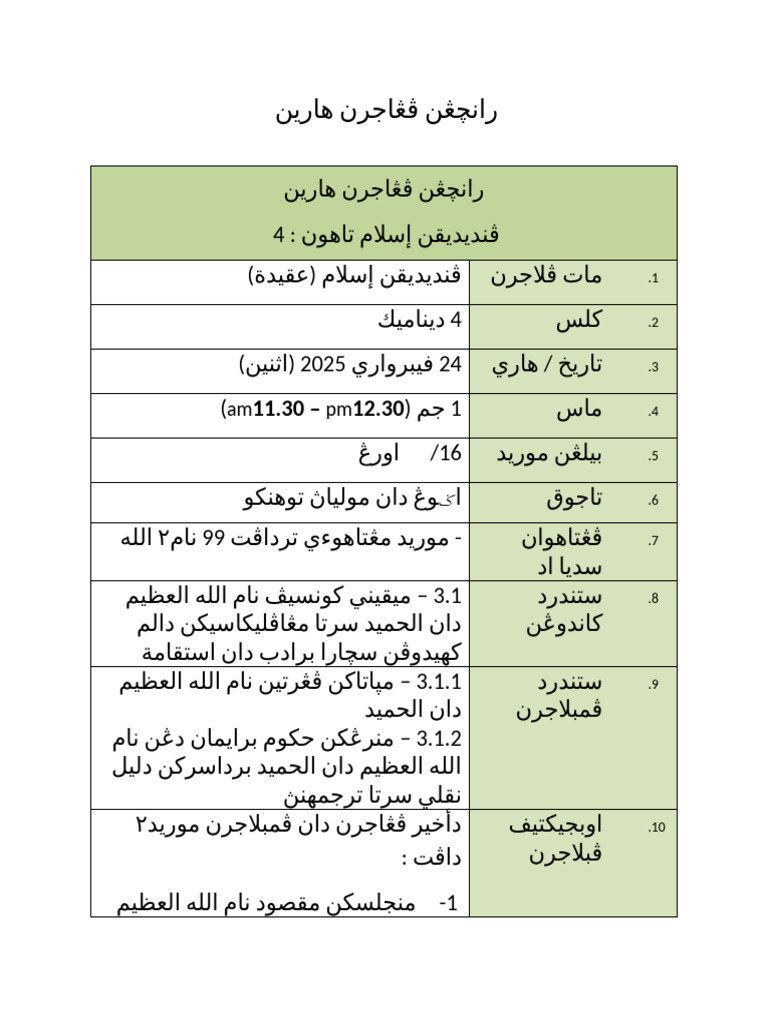 24 Feb Akidah 4D | PDF