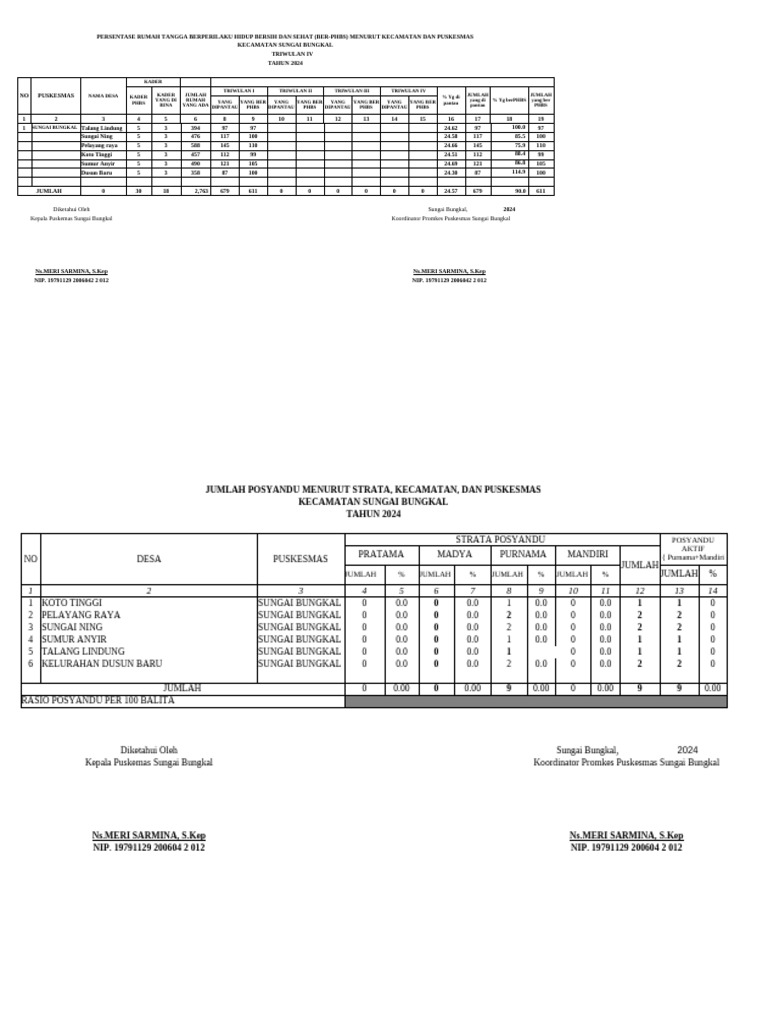 Laporan Promkes tw1 | PDF