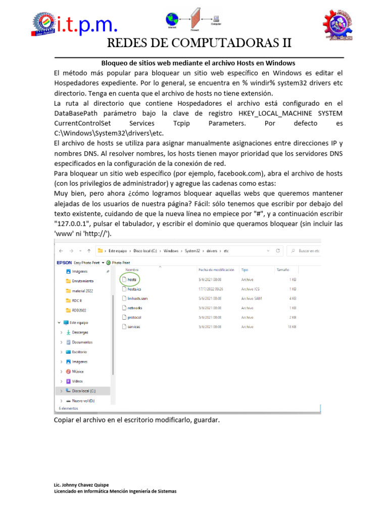 Lab Firewall Bloqueo de Paguinas Web | PDF | Cortafuegos (informática ...